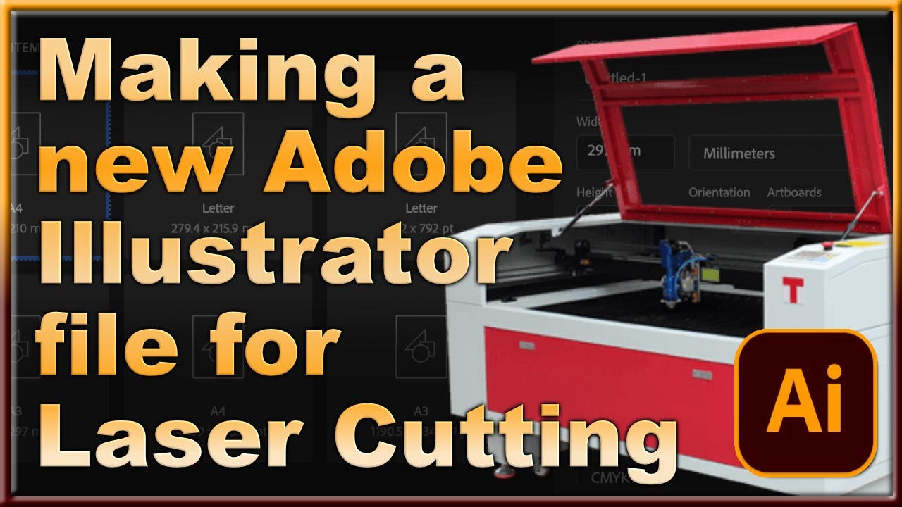 How to setup a new AI File for use in Laser Cutting - Adobe Illustrator ...