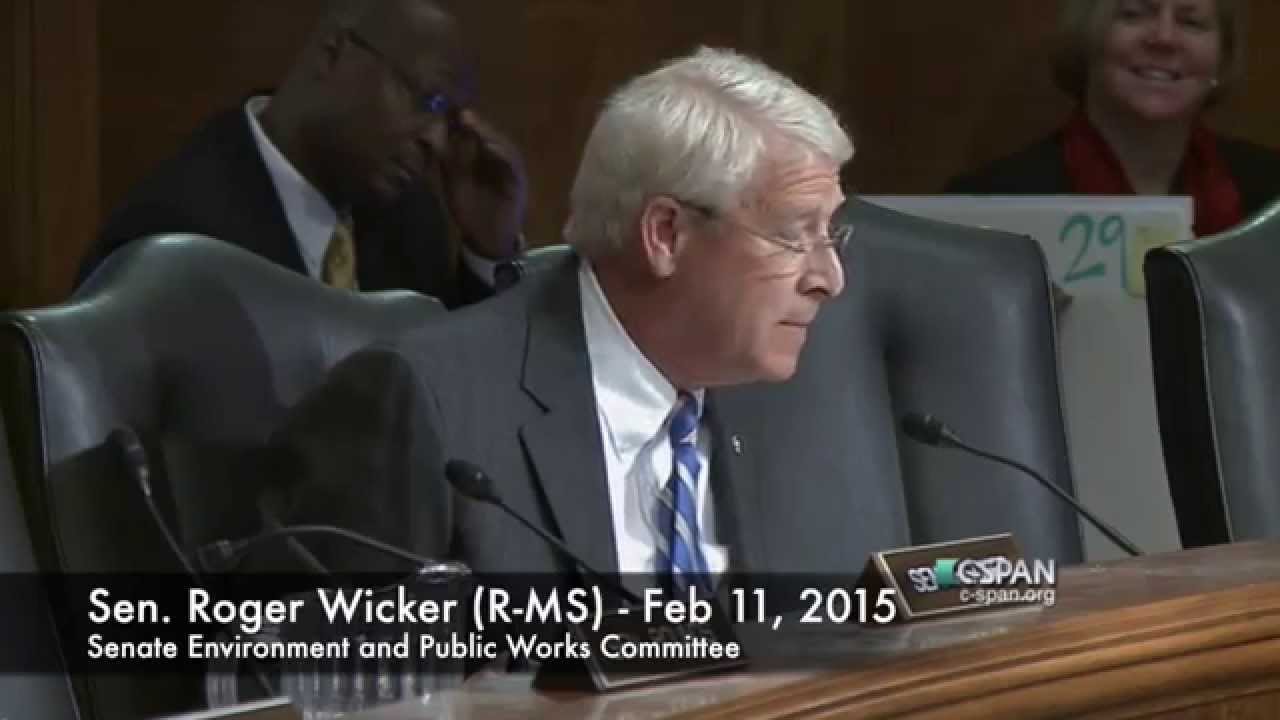 Sen. Roger Wicker (R-MS) Calls the Clean Power Plan an Overreach - YouTube