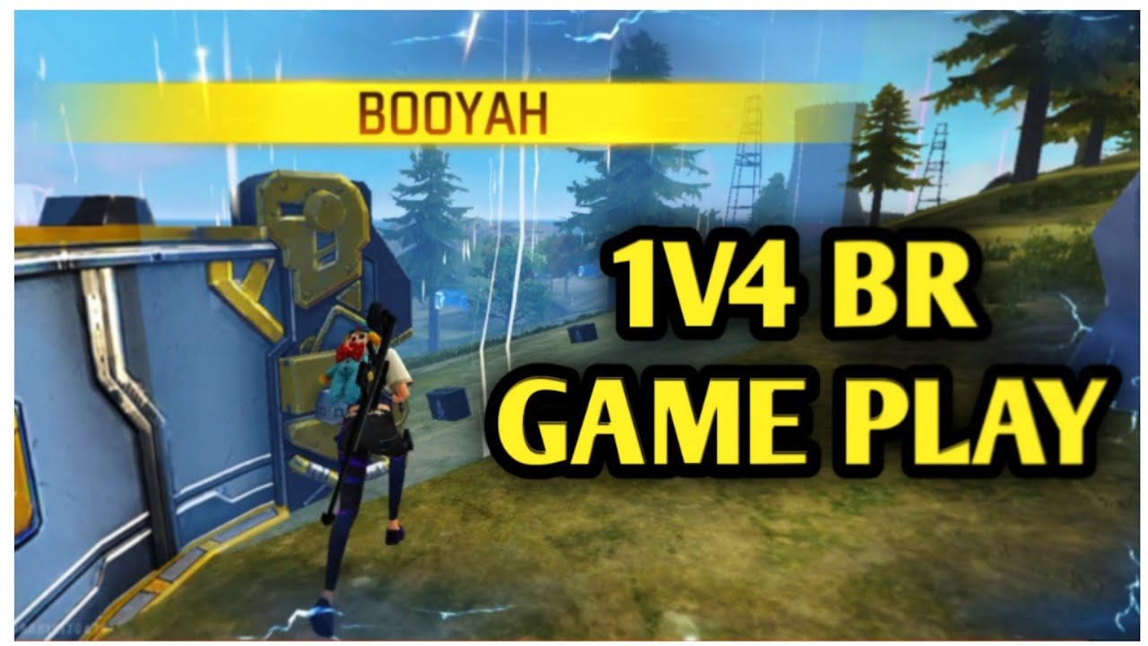 BR rank match free fire 🔥 one versus 4 last moment pay free fire 🔥 ...