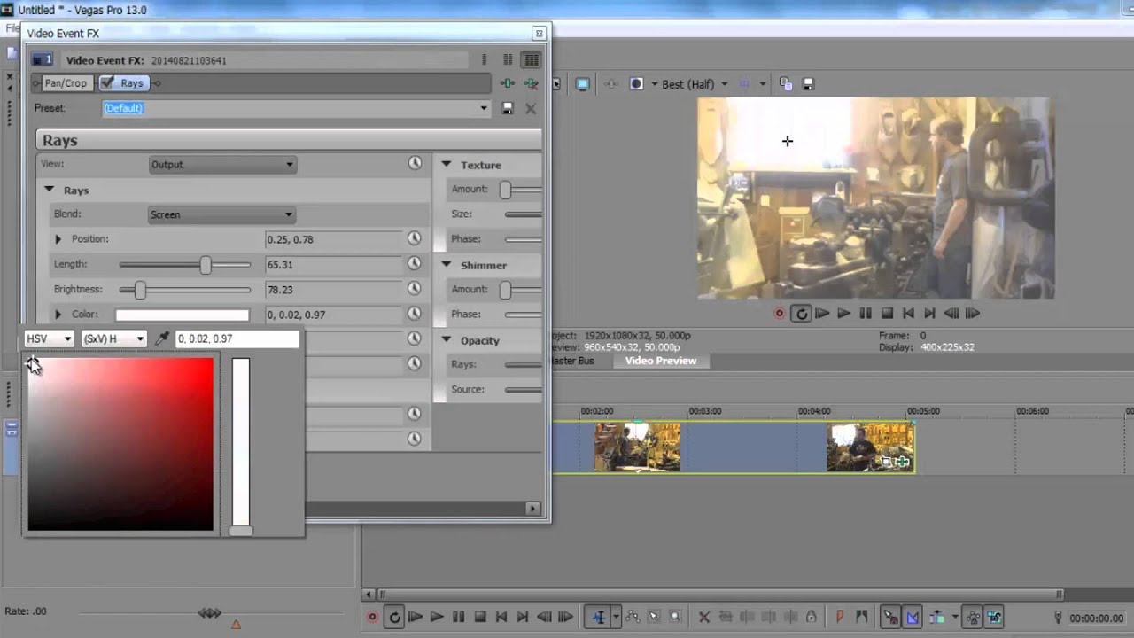 Plug-in Review: Rays (Digital Film Tools) Sony Vegas - YouTube