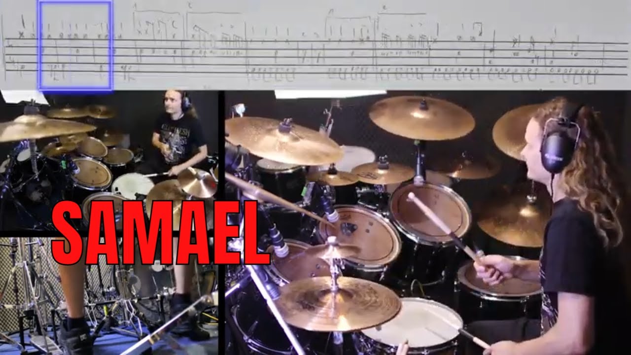 HOW TO PLAY My Saviour on drums by SAMAEL - YouTube