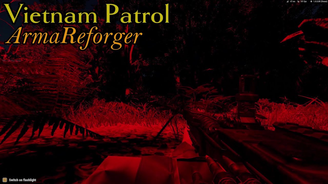 Arma Reforger Vietnam patrol through the Jungle - YouTube