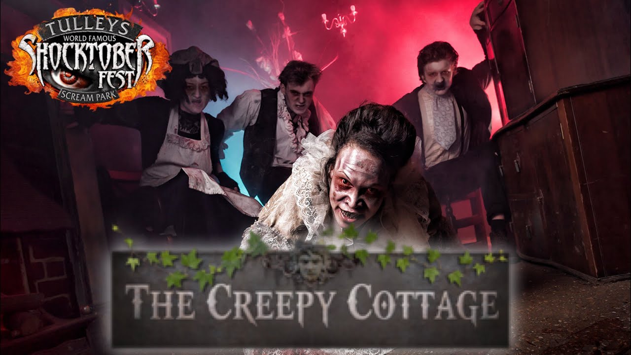 CREEPY COTTAGE FULL MAZE WALKTHROUGH | Tulleys SHOCKTOBER fest 2023 ...