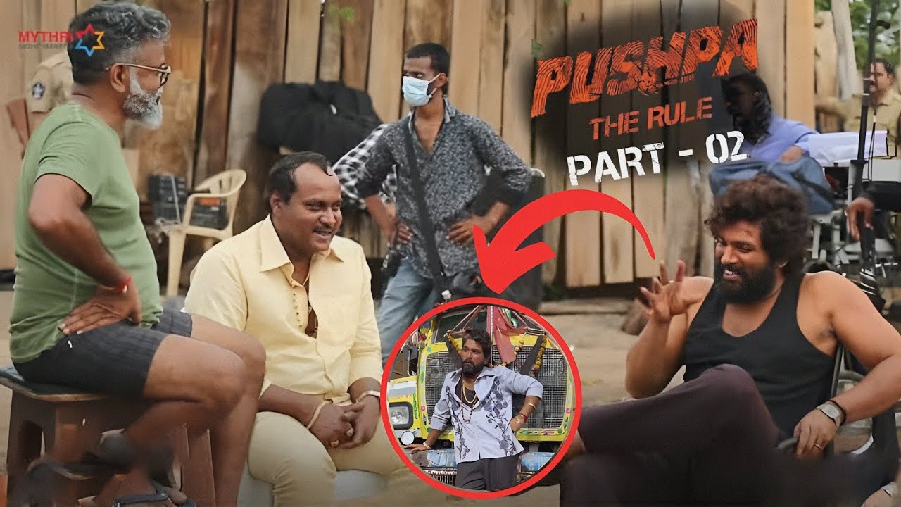PUSHPA 2 Movie Behind the scenes | Shooting | Allu Arjun | Rasmika ...