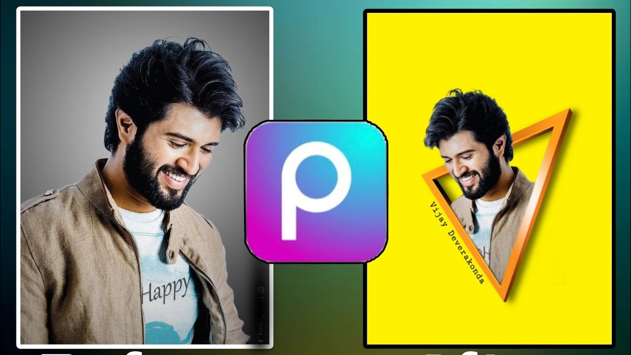 Vijay Deverakonda Photo Editing Tutorial with PicsArt | Step-by-Step ...