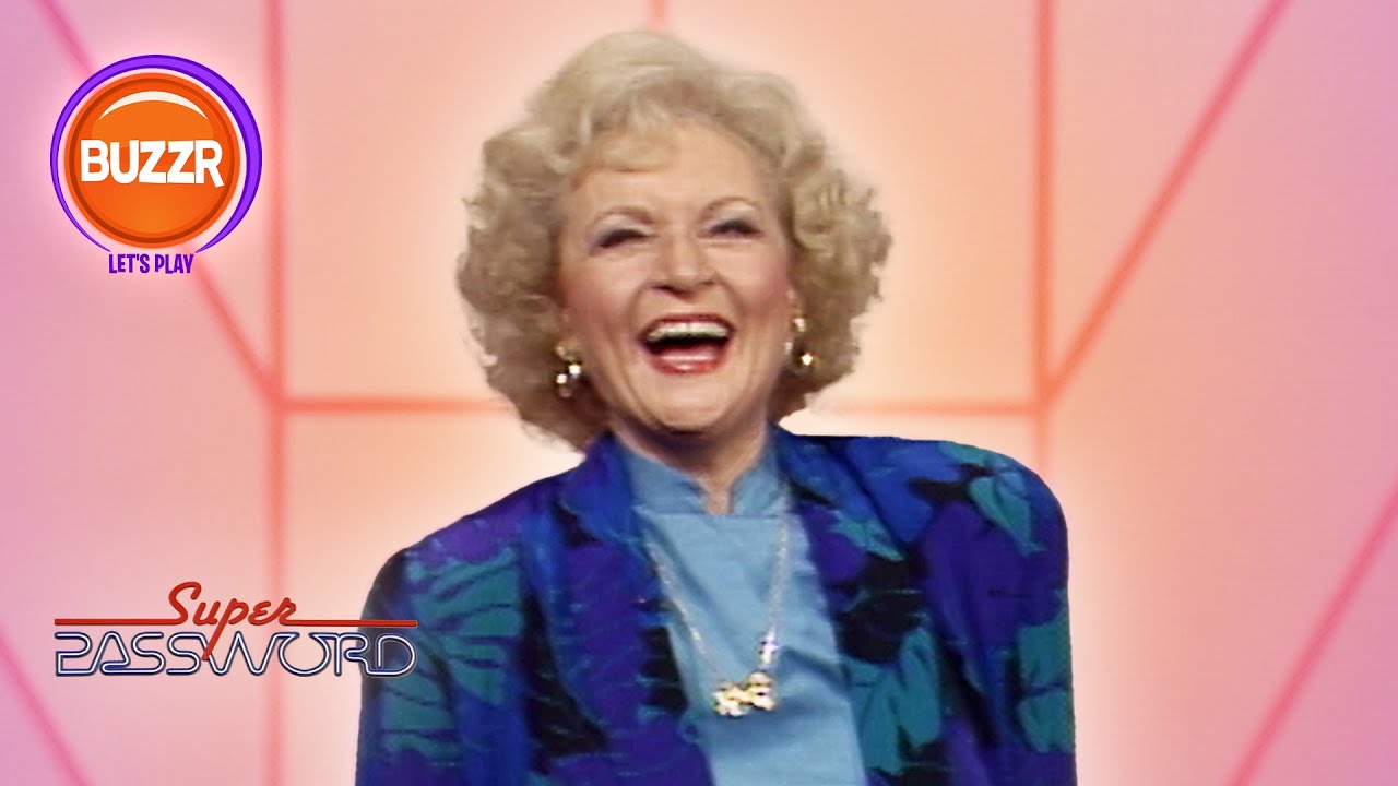 1986 Super Password | A BIG Cash Word WIN by BETTY WHITE! | BUZZR - YouTube