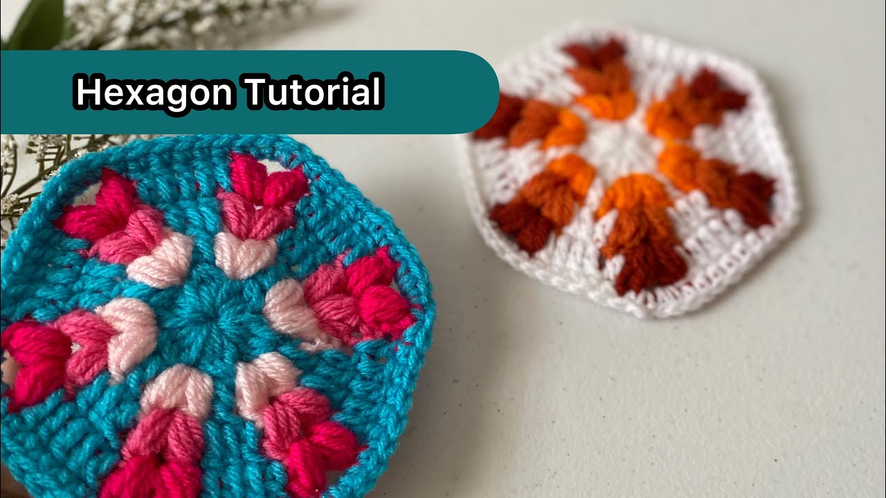 Crochet Hexagon Tutorial #1 - YouTube