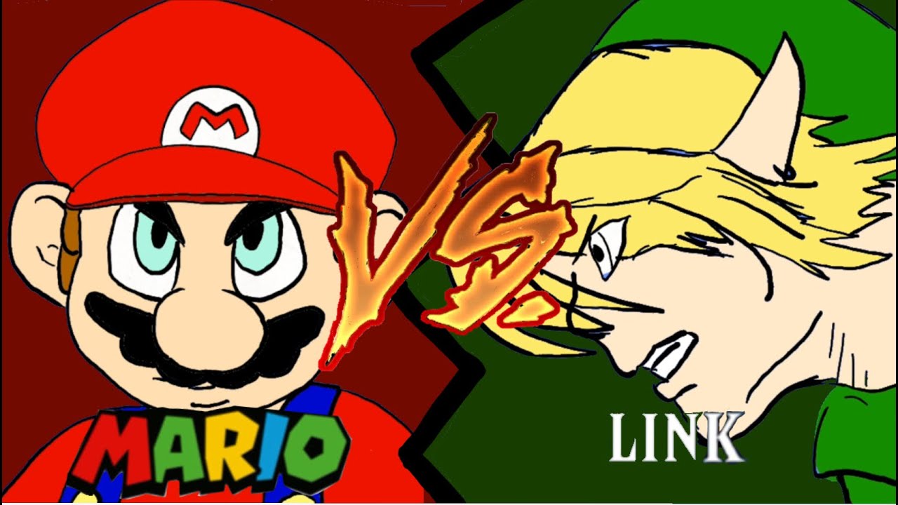 Mario VS Link (animation) - YouTube