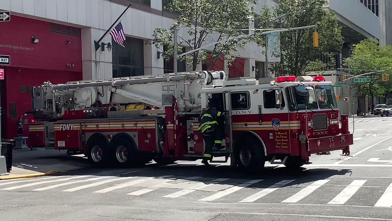 [2001 95' Spare] FDNY Engine 40 and Ladder 35 respond to a reported ...