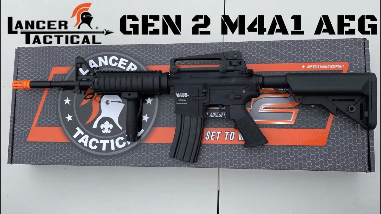 Lancer Tactical Gen 2 M4A1 SOPMOD Unboxing and Review - YouTube