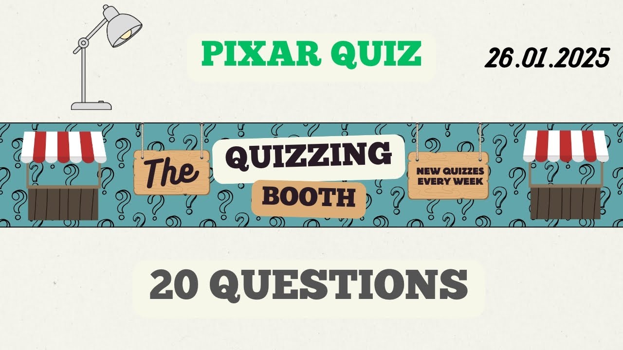 Disney Pixar Quiz 1 | 20 Movie Questions - YouTube