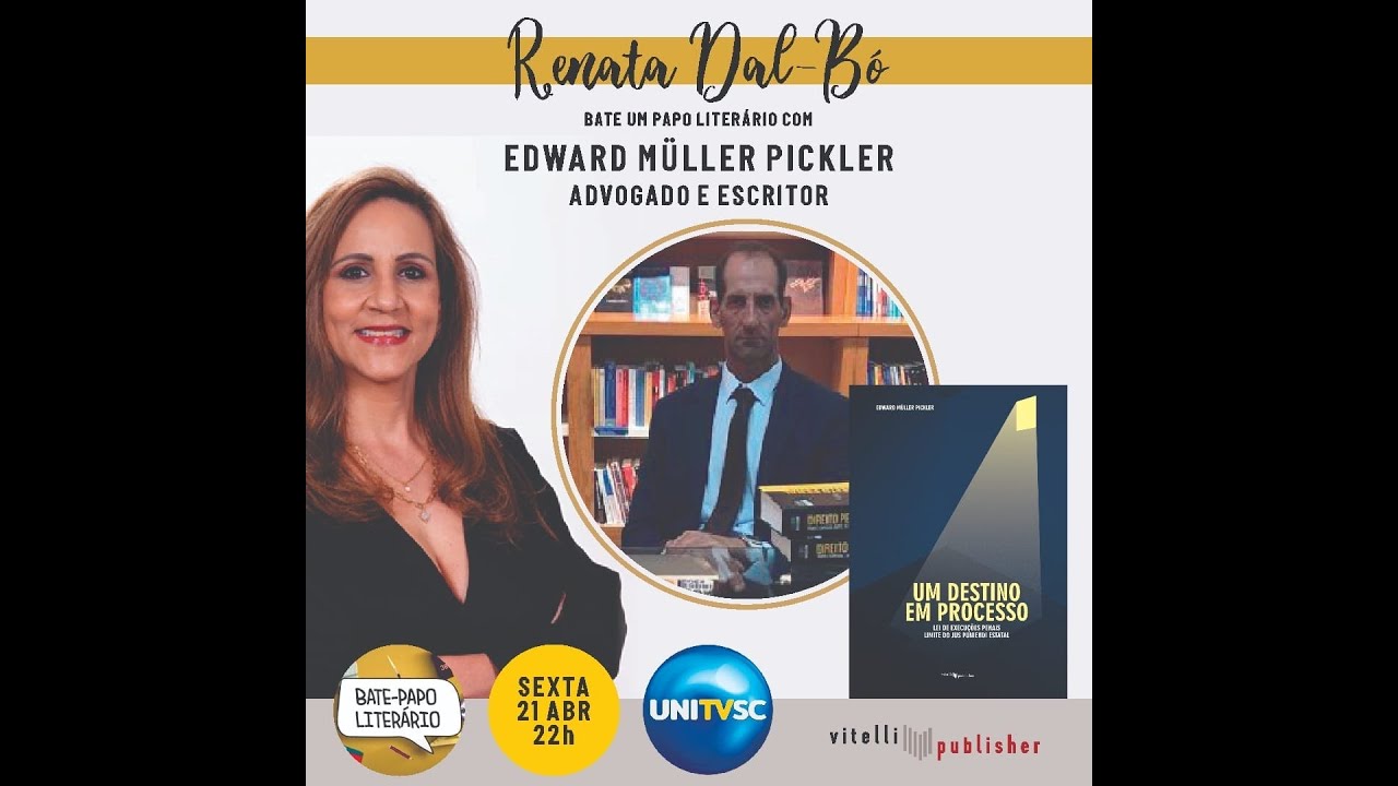 Edward Müller Pickler no Bate-papo Literário - YouTube