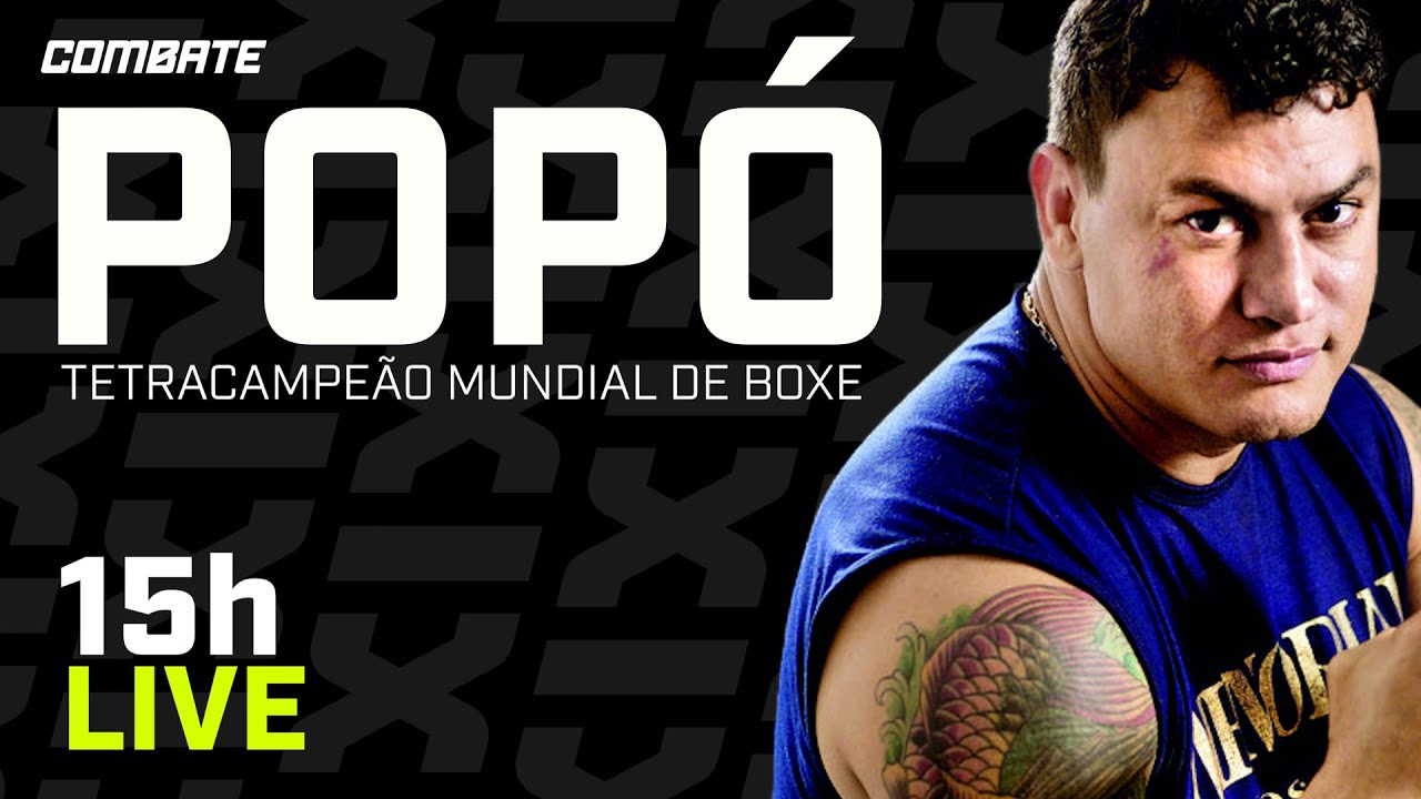 AO VIVO | POPÓ FALA SOBRE LUTA CONTRA O DUBLÊ NO FMS | Combate.globo ...