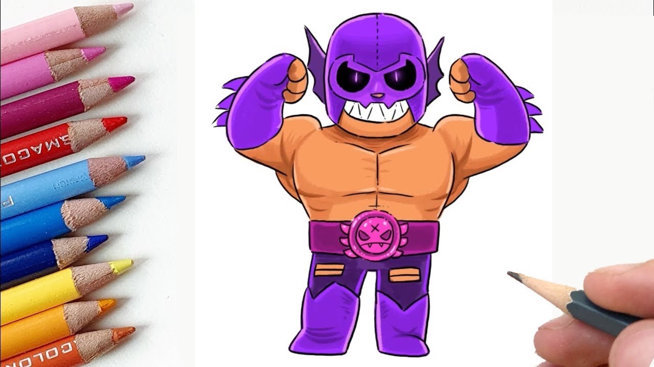 How to draw El Primo | Brawl Stars - YouTube