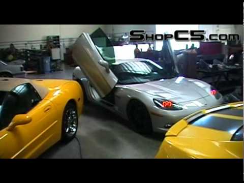 Lambo Doors C5 Corvette Installation pt1 - YouTube