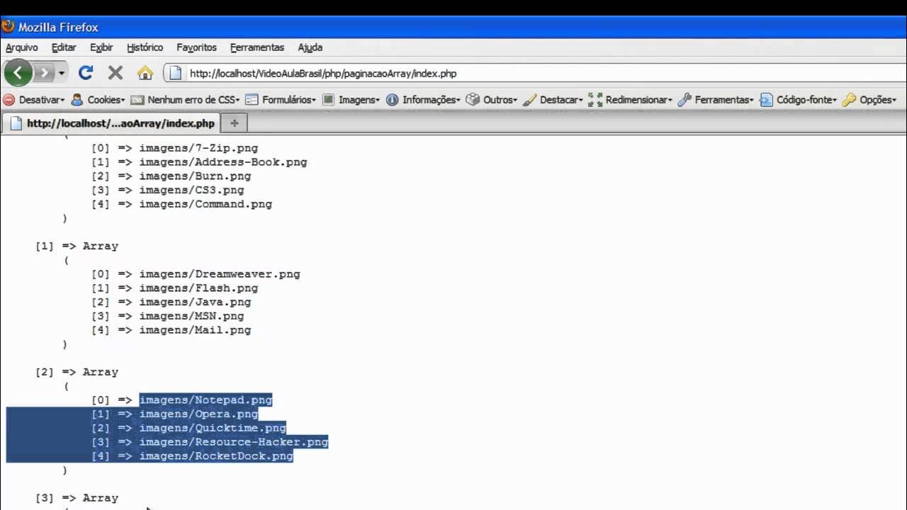 Criando Uma Paginação Em Array Com Php Youtube