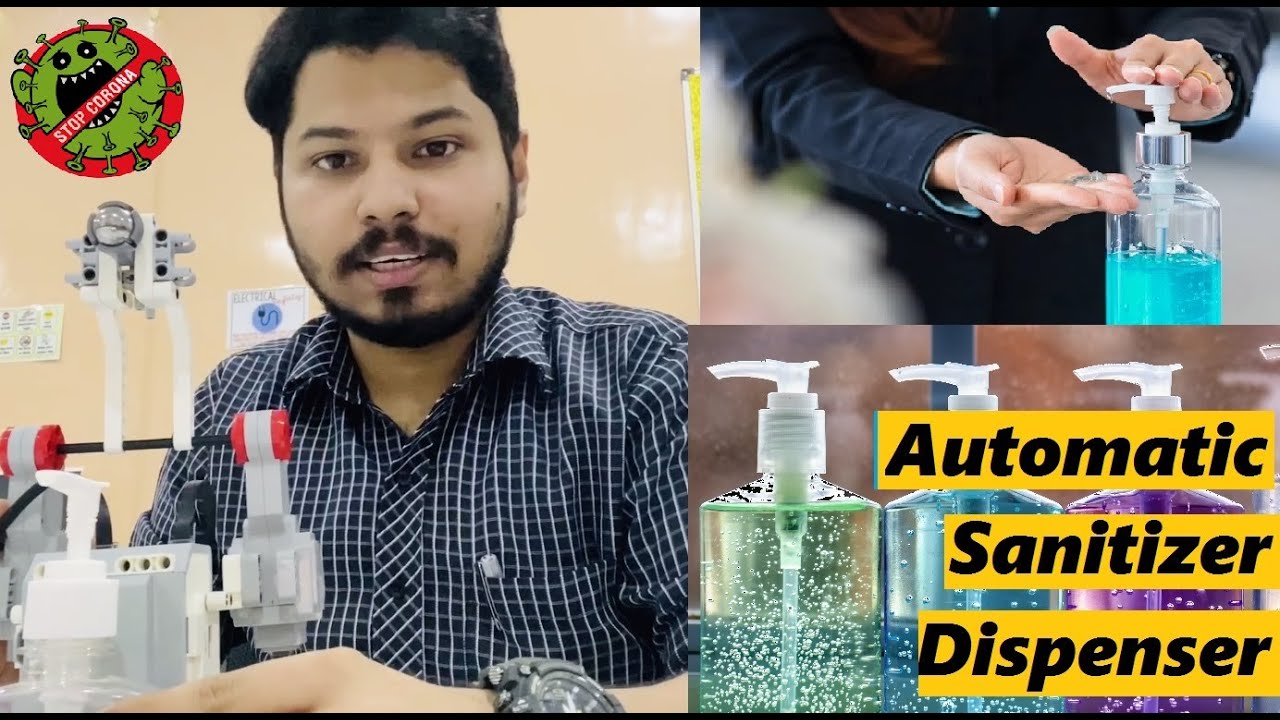 Automatic Sanitizer Dispenser | LEGO Mindstorms EV3 | Robotics - YouTube