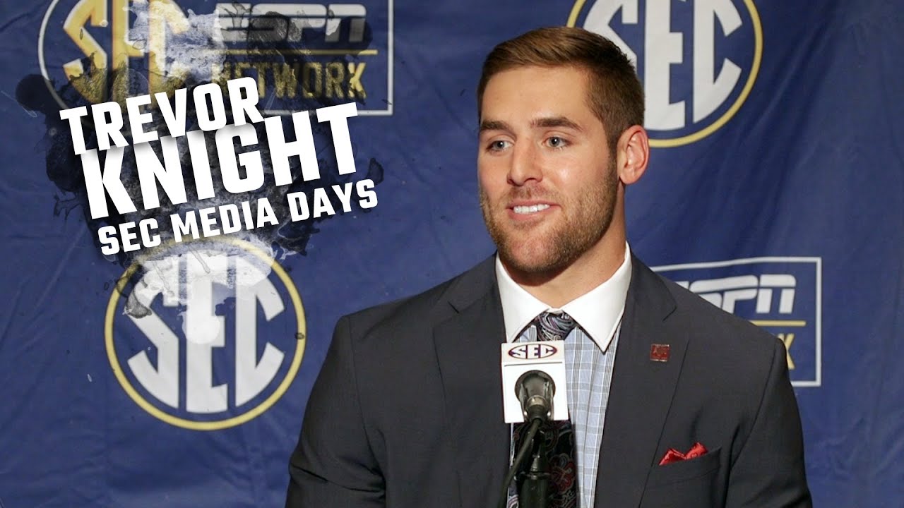Trevor Knight talks about playing against, and beating Alabama - YouTube
