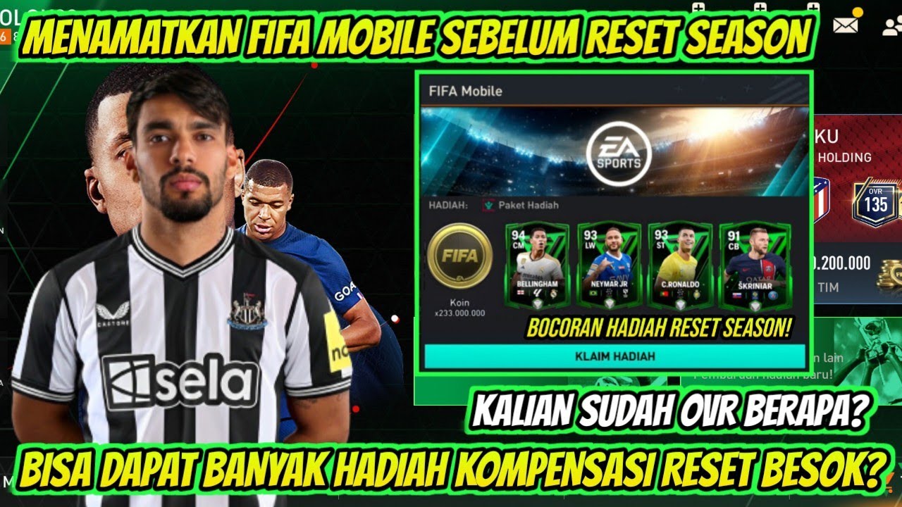 CARA MENDAPATKAN HADIAH KOMPENSASI RESET SEASON FIFA MOBILE BESOK😱 ...