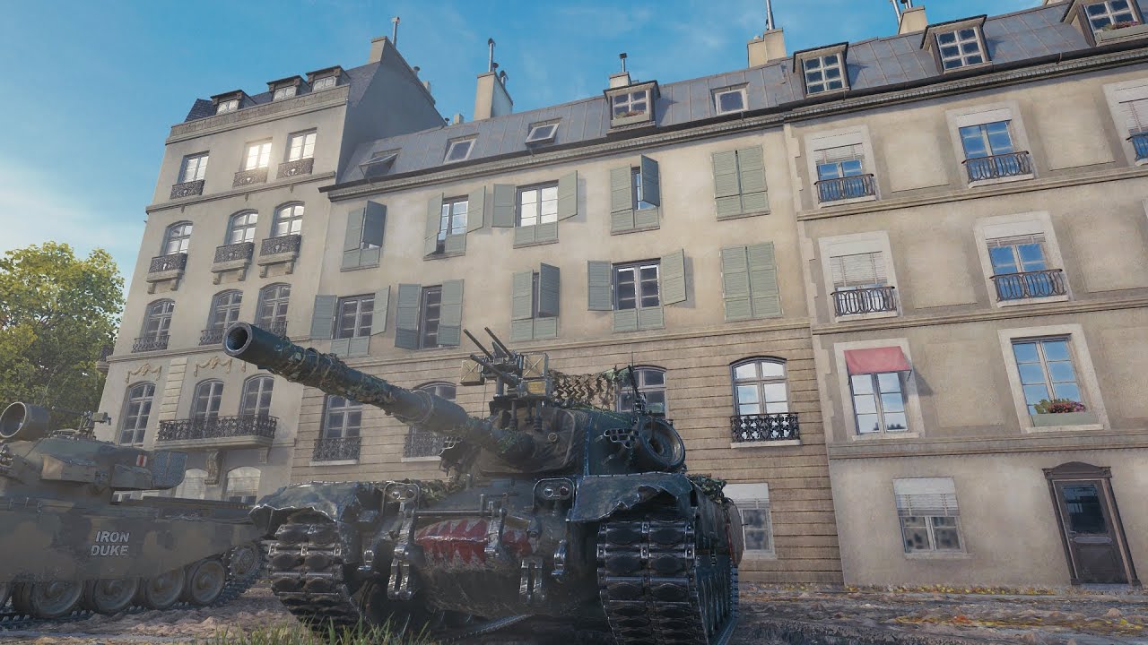 7k2 damage, 2k assist, M48 Patton, Paris, WoT Guide Play - YouTube