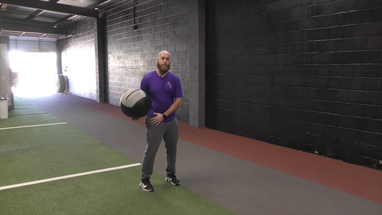 Rotational Med Ball Toss - YouTube