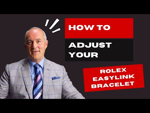 How to adjust your Rolex bracelet with Easylink