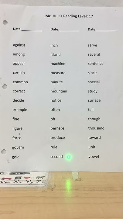 Reading Level 17 - YouTube