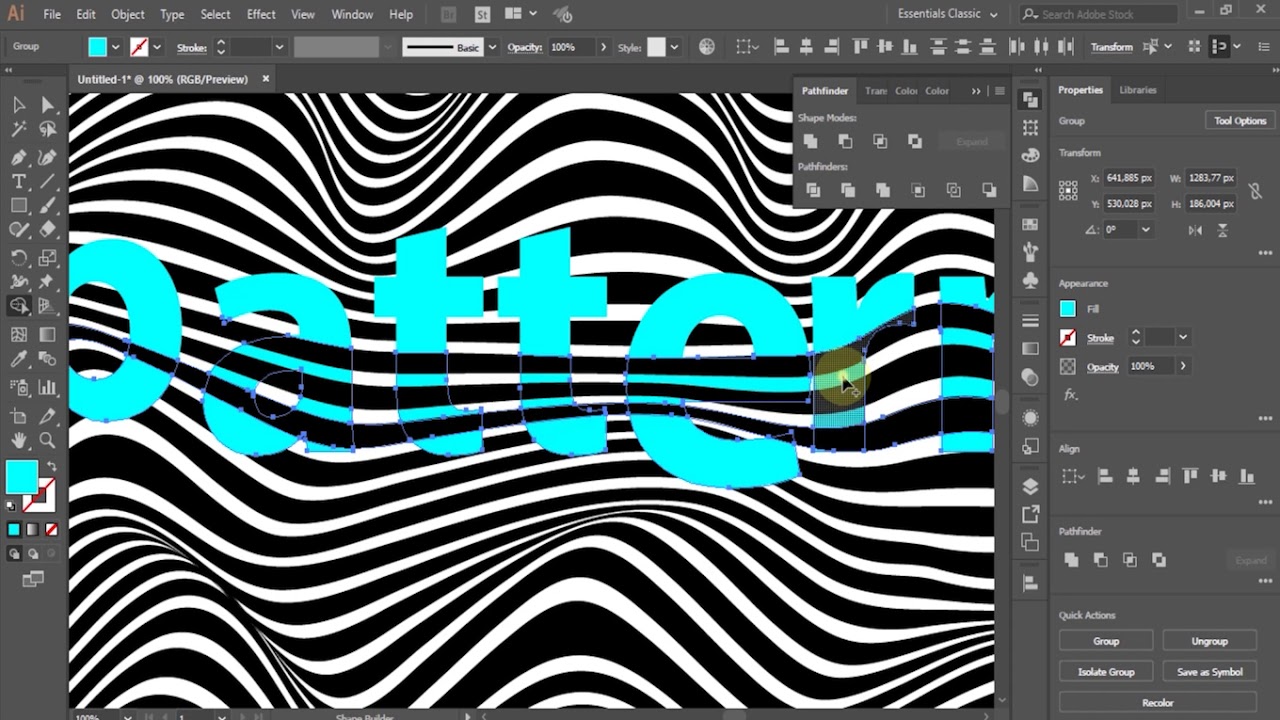 Cara Membuat Desain Text Style Design Tutorial Adobe Ilustrator - YouTube