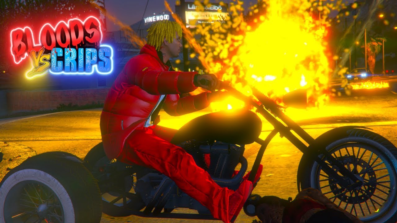 BLOODS vs CRIPS BIKE LIFE GANG WAR #3 (GTA 5 RP) - YouTube