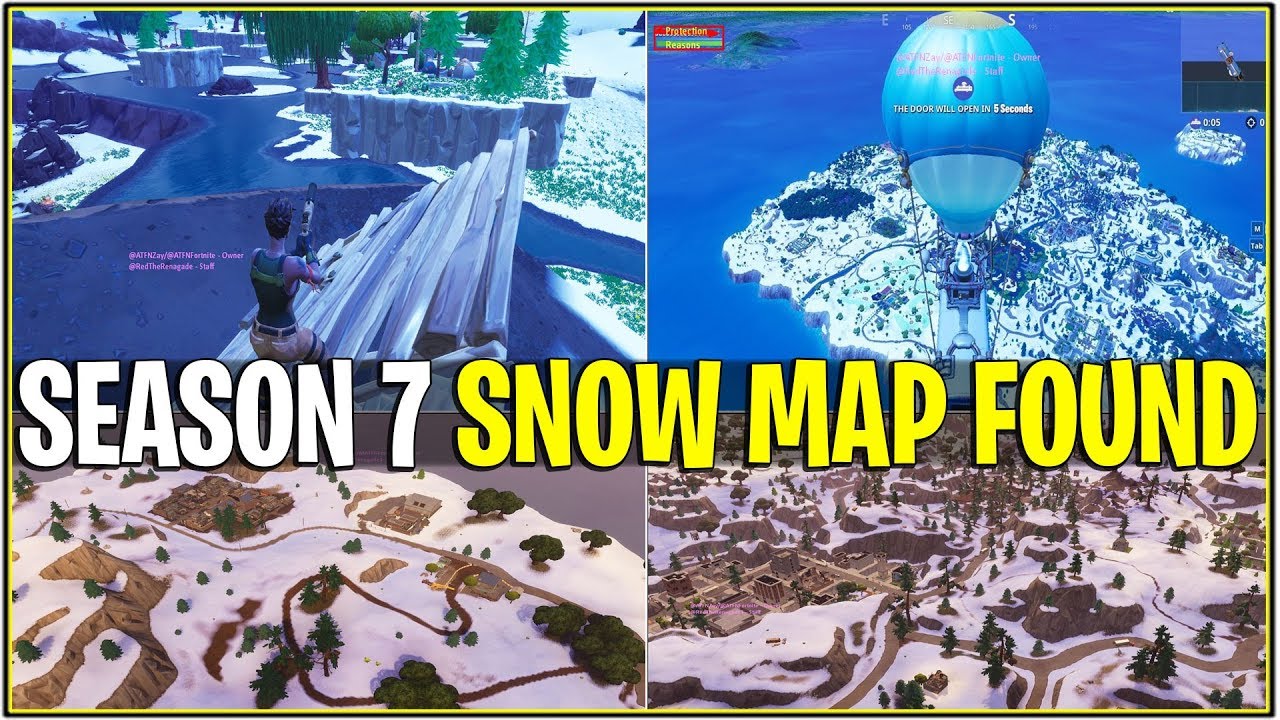*NEW* SEASON 7 SNOWY MAP EARLY LOOK..! *Snow Covered Map* (Fortnite ...