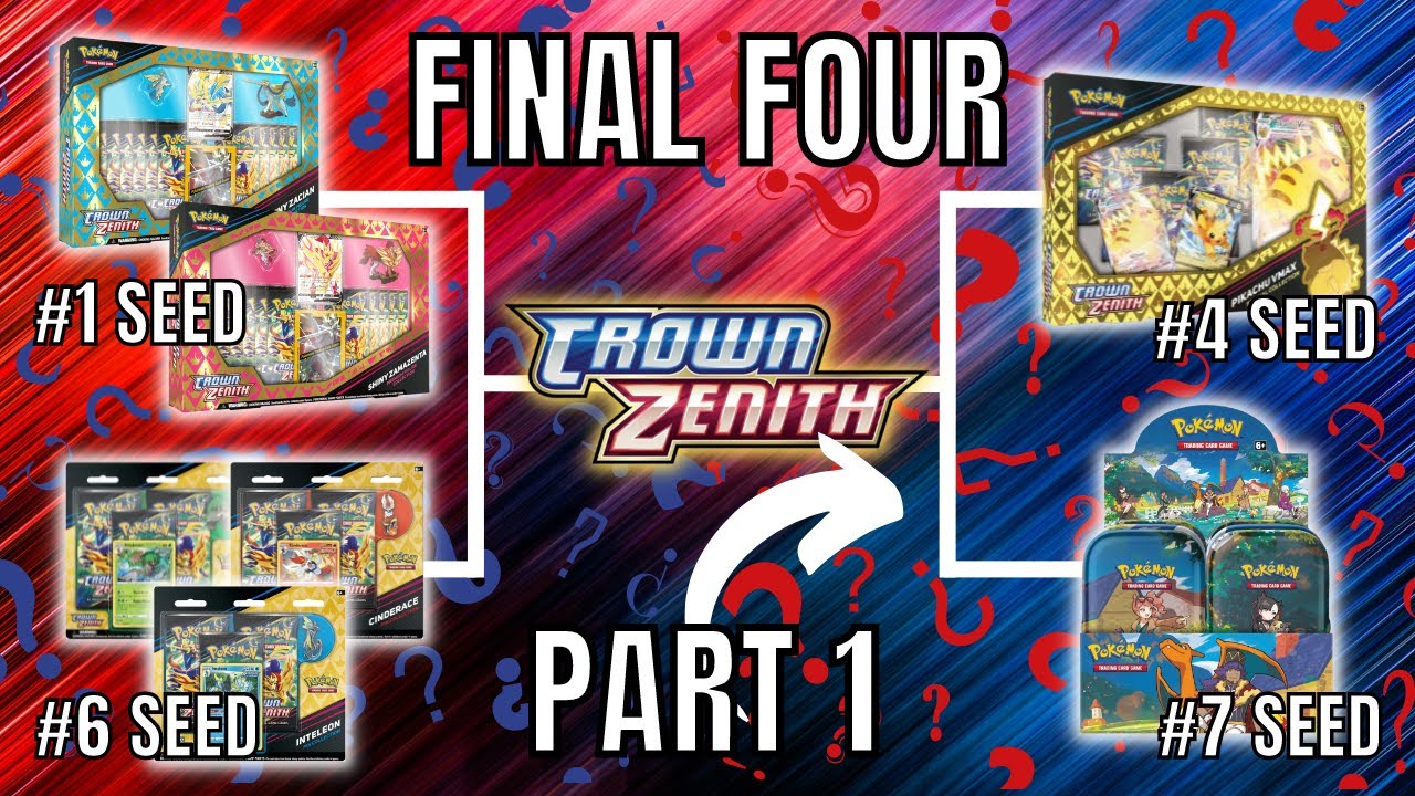 WHAT CROWN ZENITH PRODUCT IS BEST? FINAL 4 Part 1 - CZ Pikachu Box vs ...