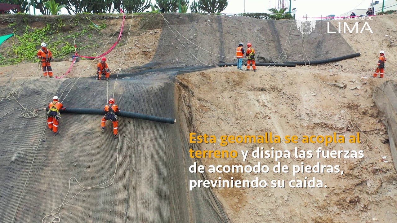 Culminamos la instalación de geomallas - YouTube