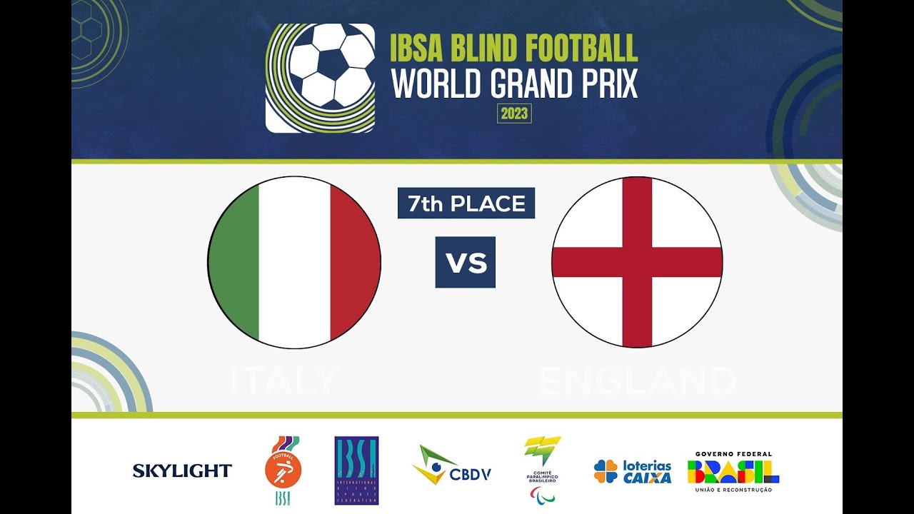 Italy vs England [7th] – 2023 IBSA Blind Football World Grand Prix São ...