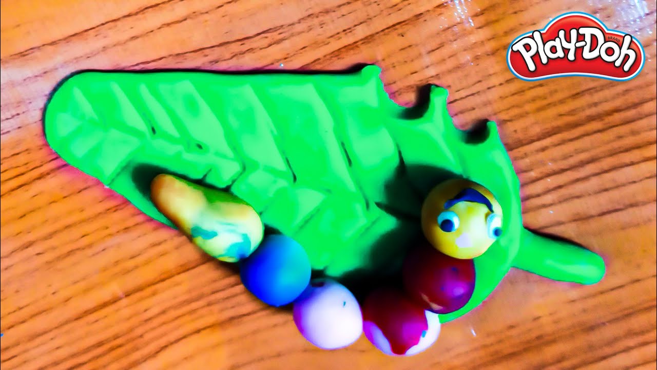 Easy Clay Art Insects | Miniature Lady Bug Caterpillar Earthworm | Play ...