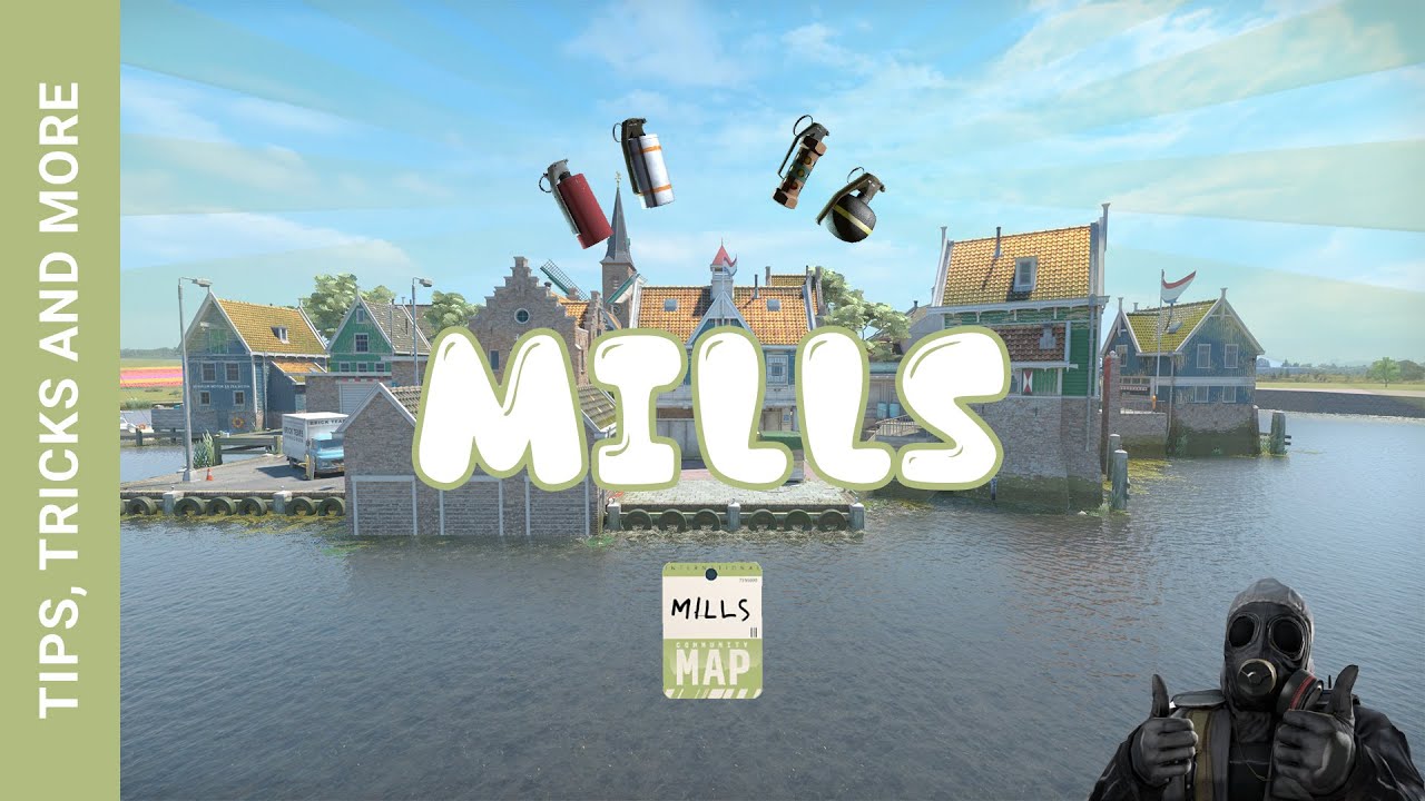 BEST 11 NADES on de_mills you need to know | Counter Strike 2 - YouTube