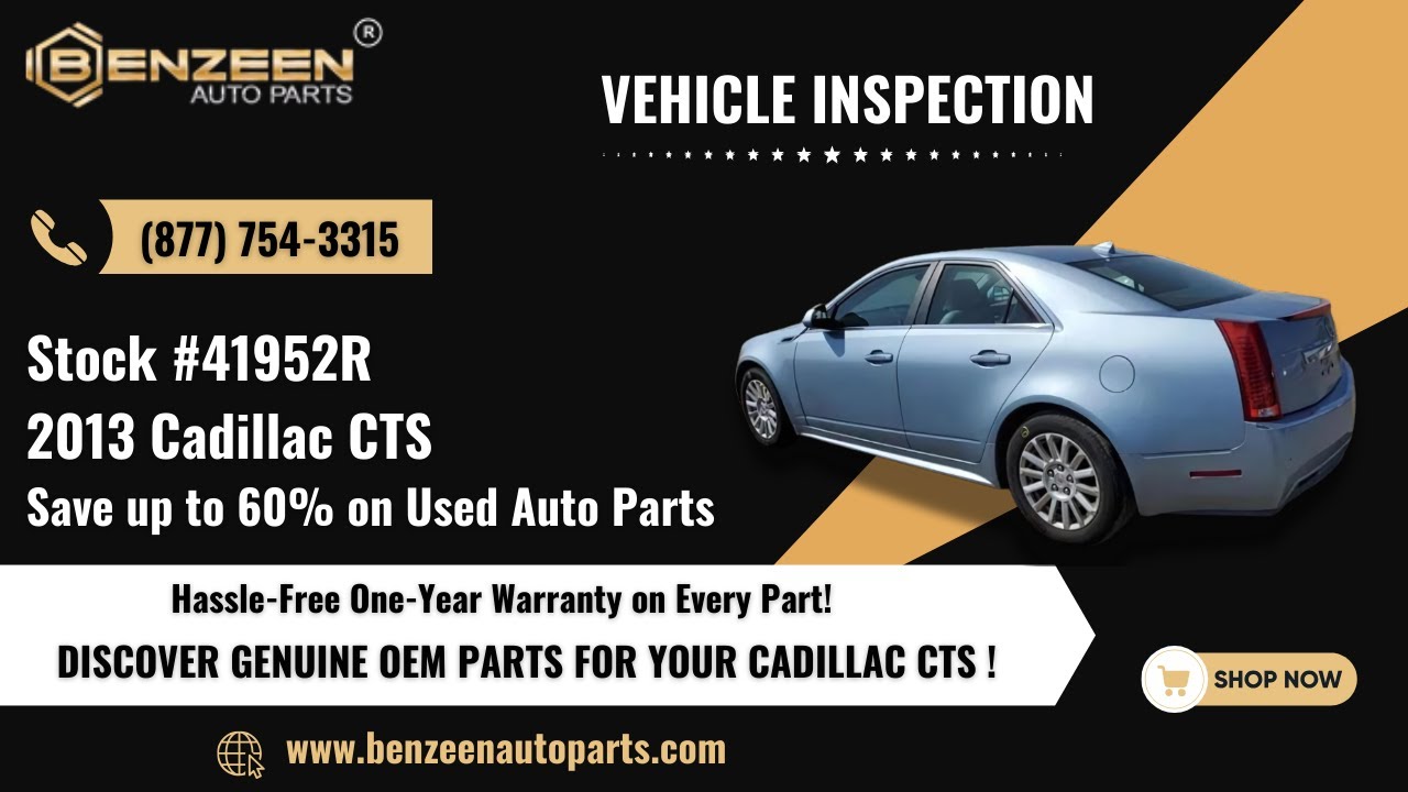 STK# 41952R 2013 CADILLAC CTC VEHICLE INSPECTION - Save up to 60% on ...