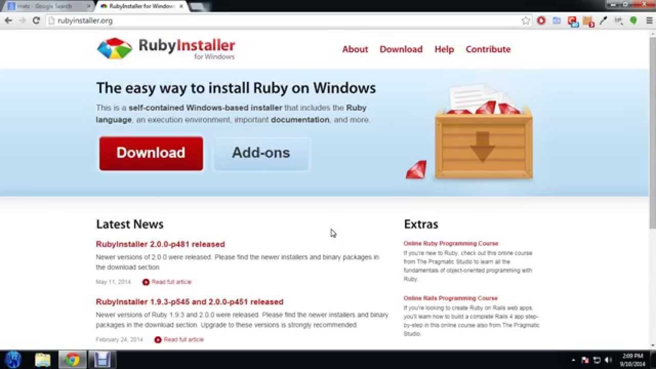 Ruby Introduction and Installation - Tamil - YouTube