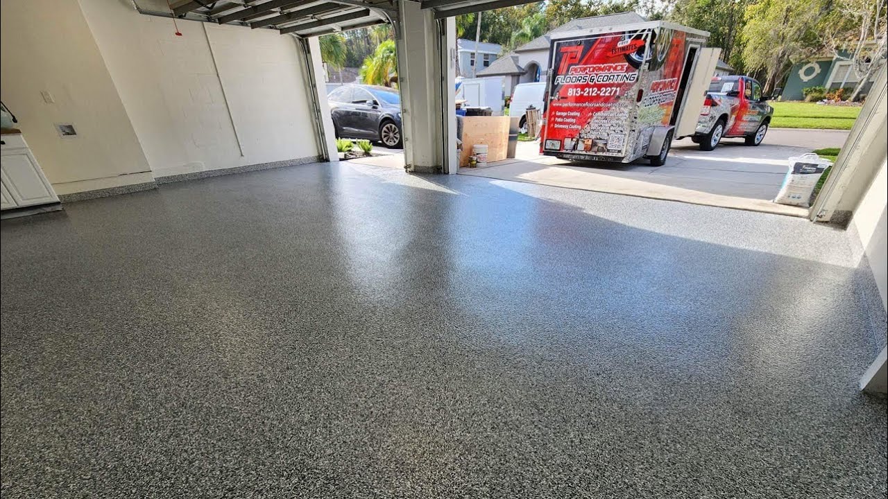 Performance Floors & Coating Garage Floor Transformation 💯 - YouTube