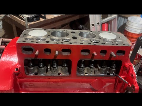 Ford 8n Valve Install and Adjustment - YouTube