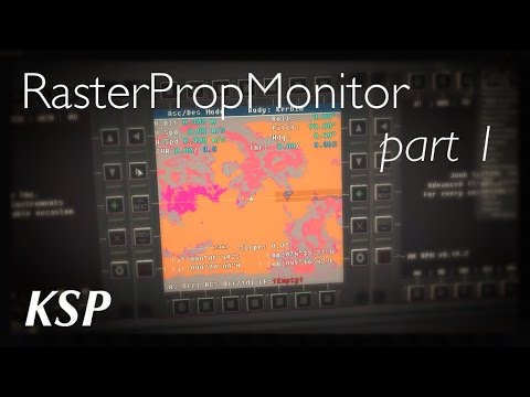 Kerbal Space Program Обзор мода Raster Prop Monitor часть 1/3 - YouTube