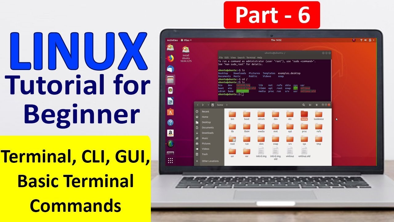 Linux Tutorial For Beginners Part 6 Terminal Cli Gui Basic 4338