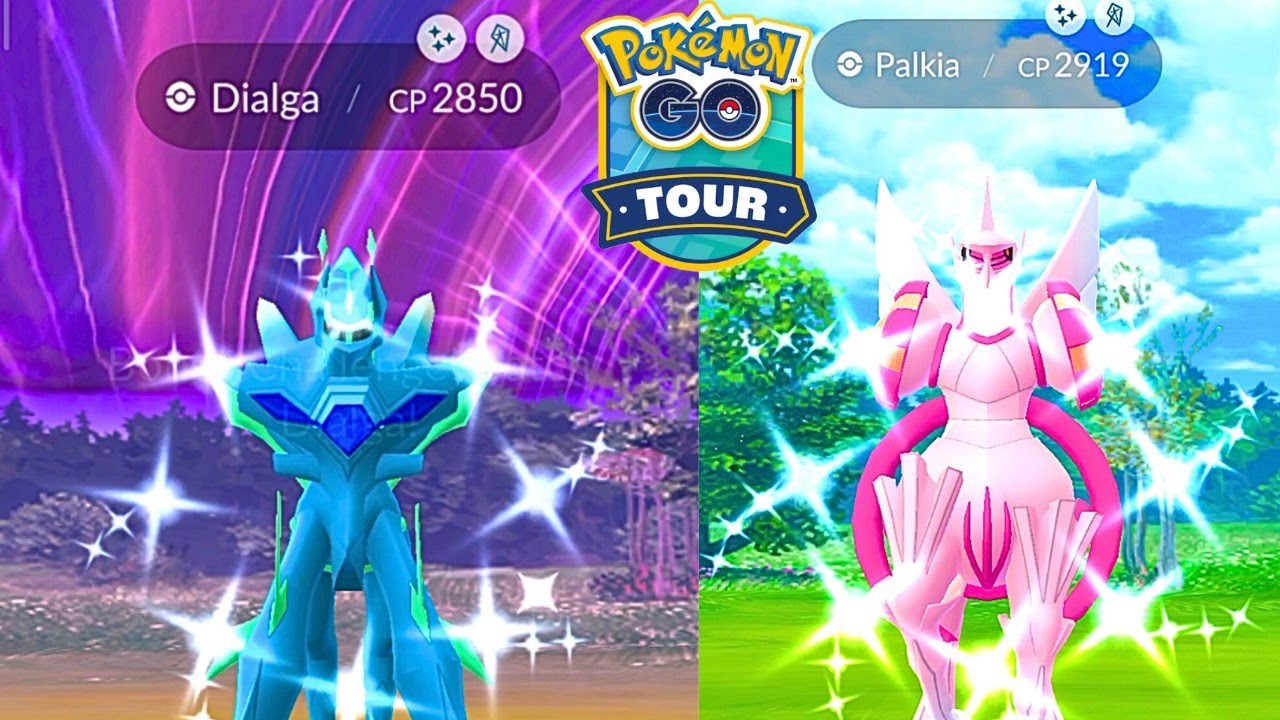 When I Caught Shiny Dialga and Palkia Origin from Sinnoh Tour - YouTube