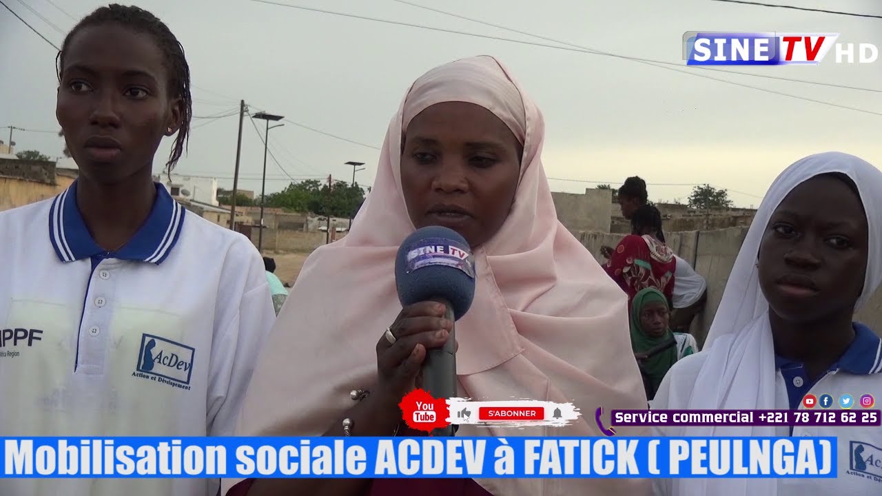 Fatick : Mobilisation social ACDEV à Peulgha … Thème ! Comment prévenir les IST - YouTube