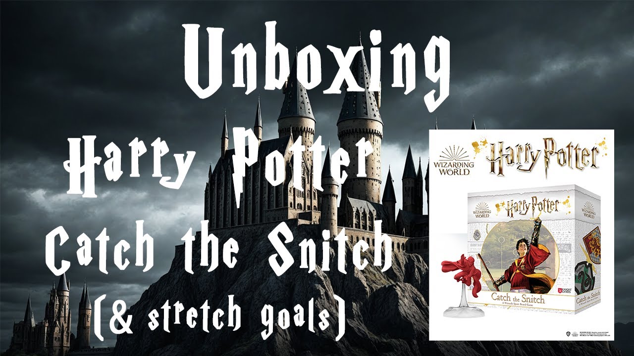 Harry Potter: Catch the Snitch Unboxing (including the stretch Goals ...