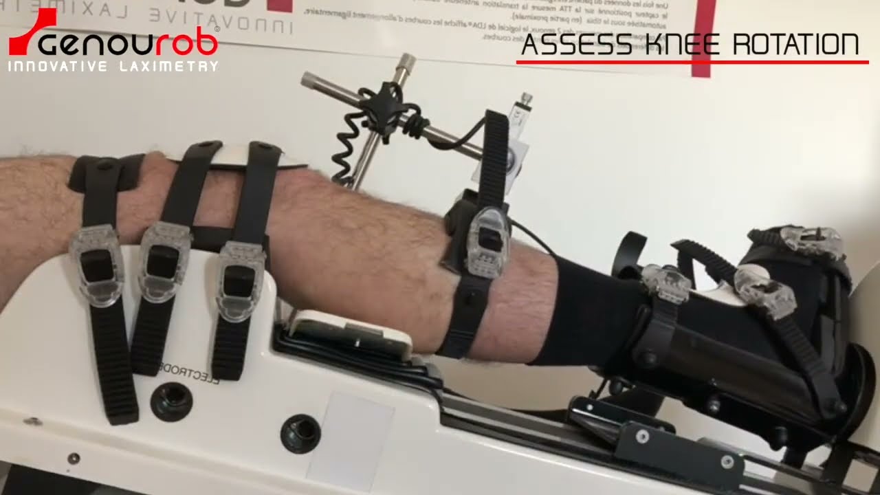 New Knee Laxity Arthrometer : Translation & Rotation - Dyneelax ...
