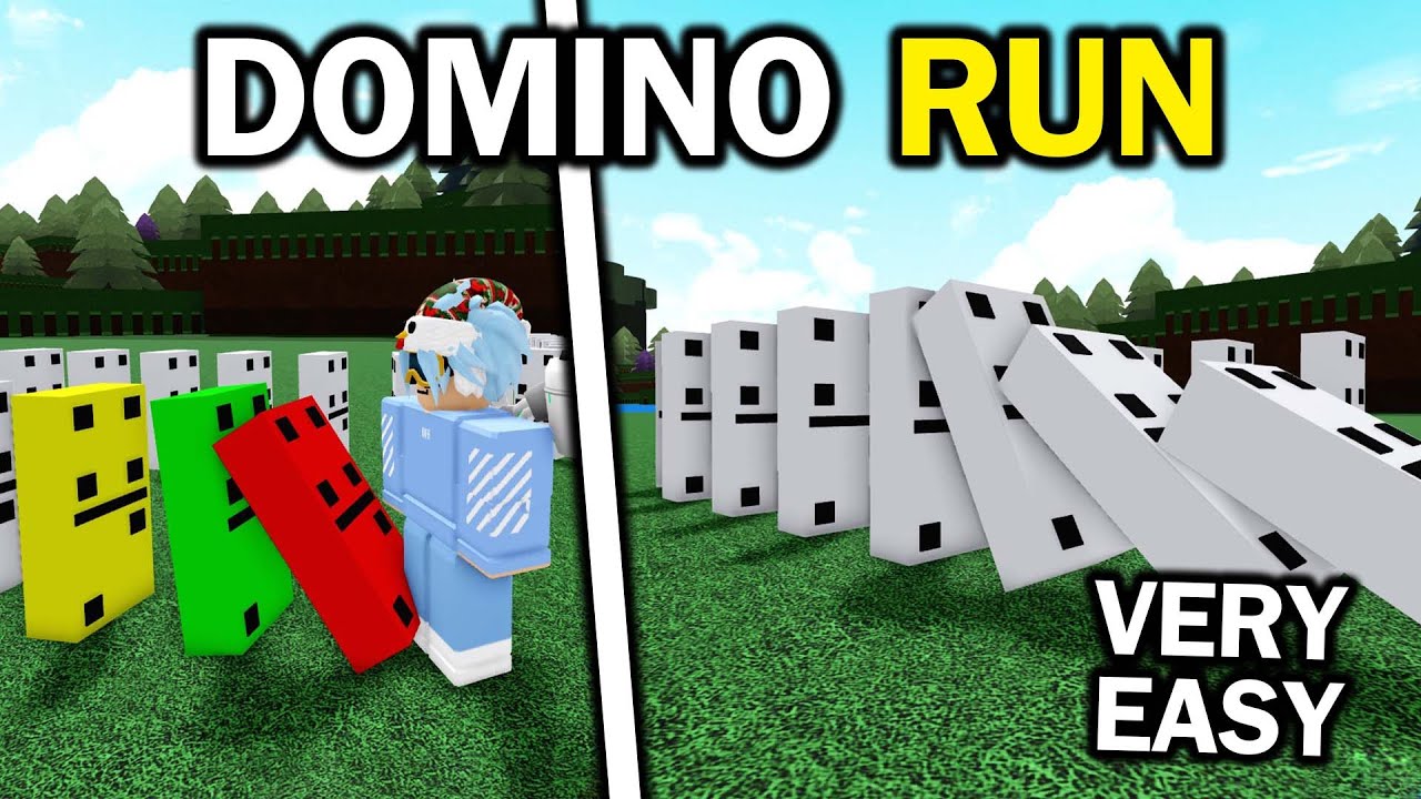 Easy DOMINO RUN tutorial in build a boat for treasure ROBLOX - YouTube