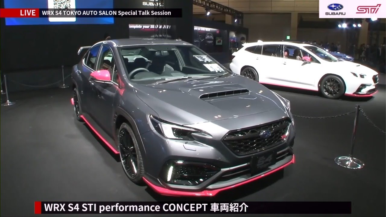 TOKYO AUTO SALON 2022 SUBARU/STIブース WRX S4 TOKYO AUTO SALON Special ...