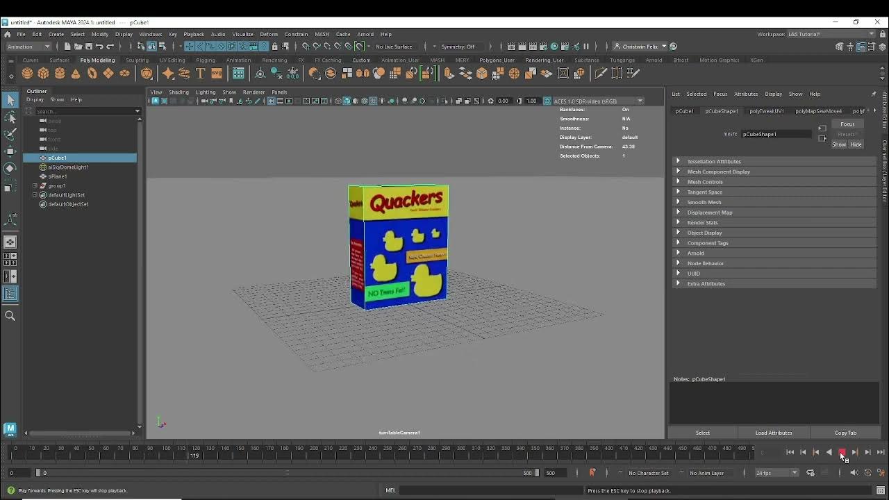 Module 3: Lesson 7 - Autodesk Maya 2024 intro, dome light and batch render (tagalog) - YouTube