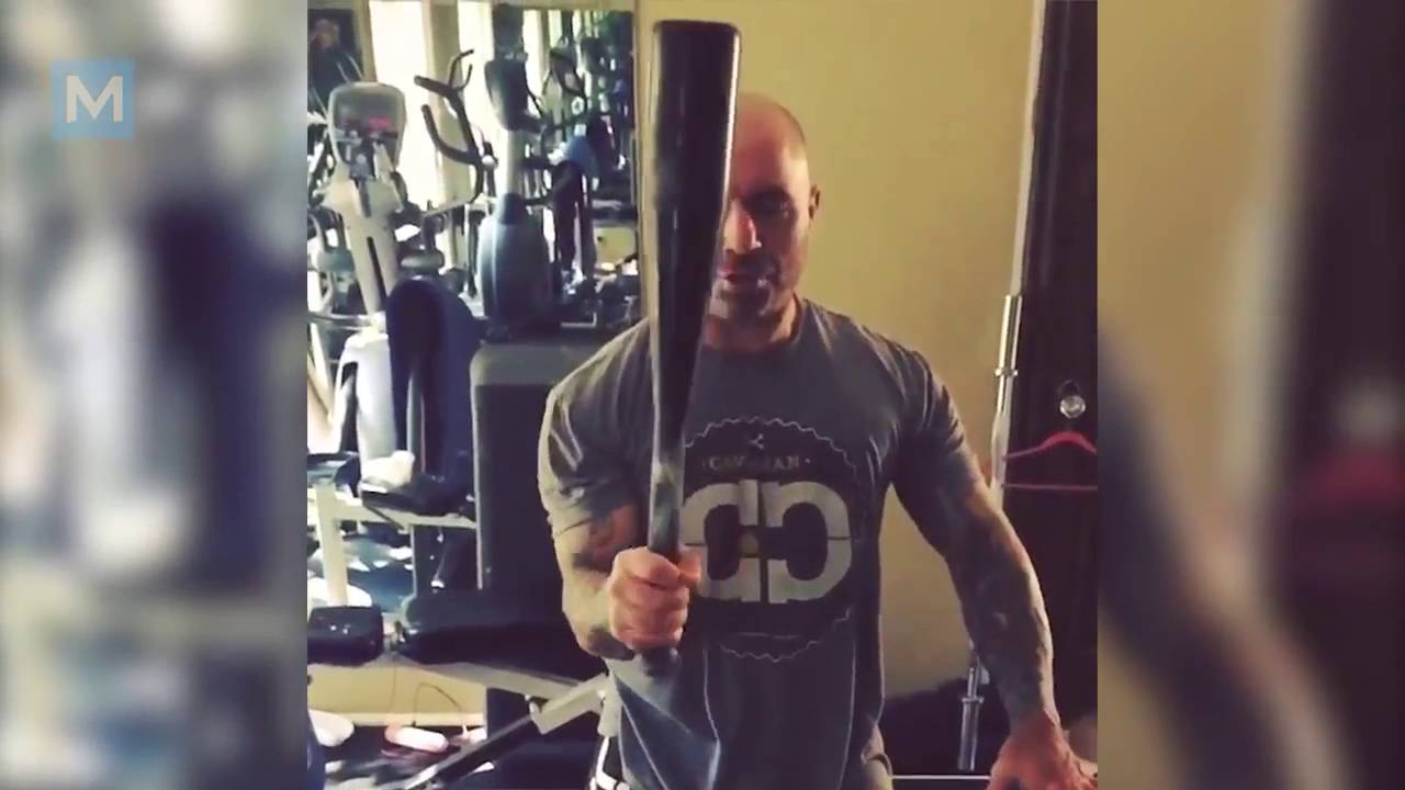 Joe Rogan Strength Training & Pad Work Muscle Madness - YouTube