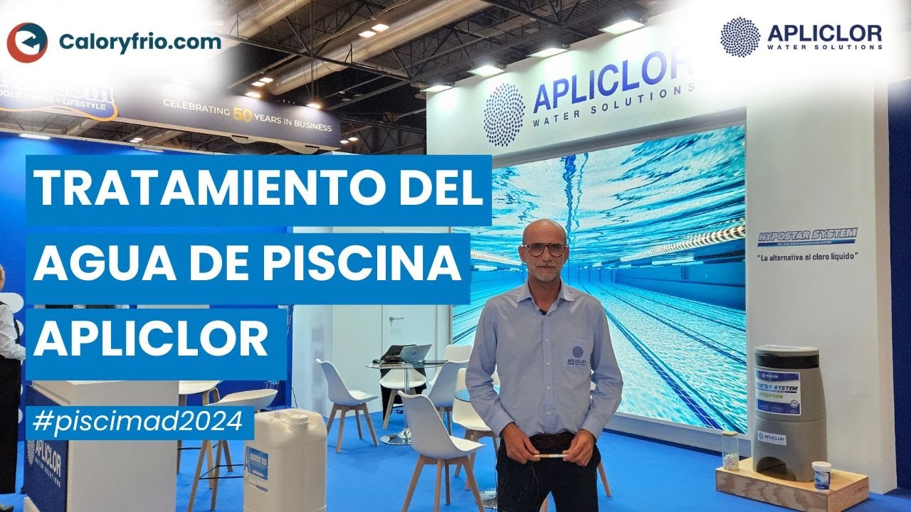 APLICLOR en PISCIMAD 2024 - Novedades para el tratamiento técnico del agua de piscina - YouTube